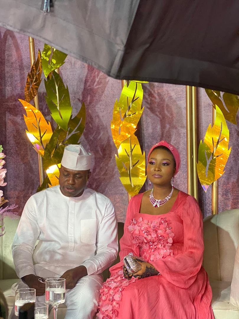 Former Speaker,Rt.Hon. Oladimeji Sabur Bankole Marries Aisha Shinkafi ...